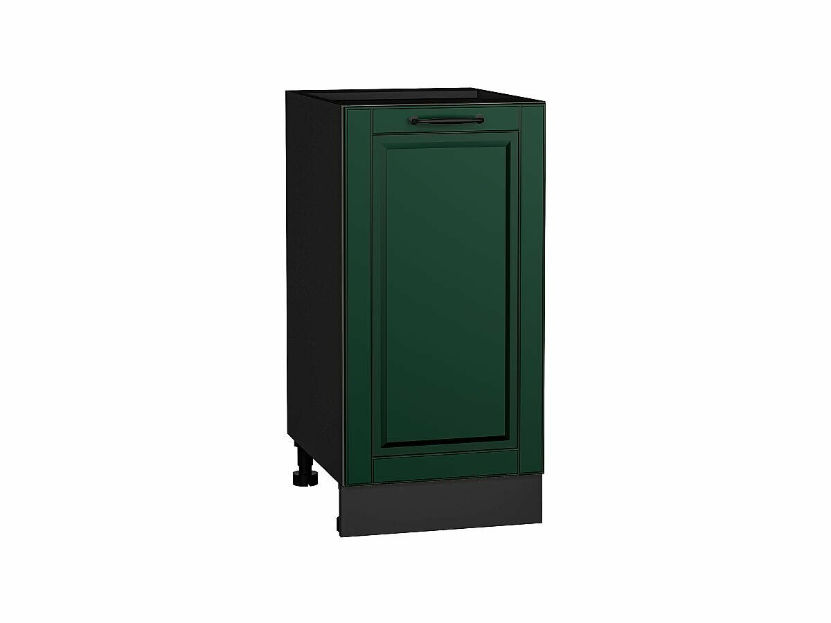 Шкаф нижний с 1-ой дверцей Дублин, цвет фасада Special Green, цвет каркаса Graphite, 816*400*478 мм