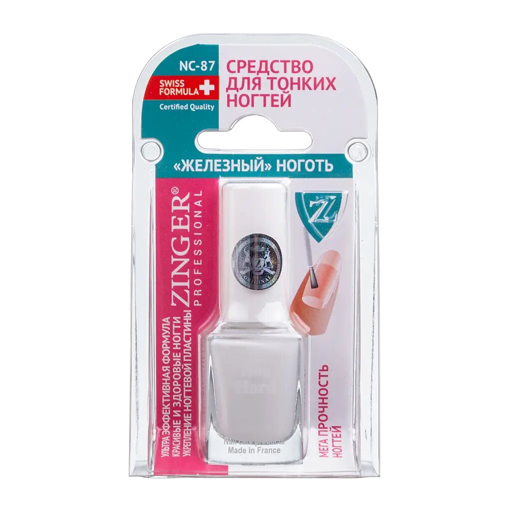 Zinger средство для тонких ногтей Железный ноготь NC87 12 мл 1 шт
