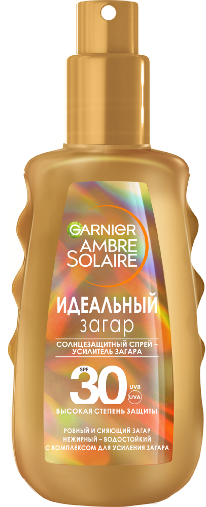 Garnier ambre solaire спрей усилитель загара солнцезащитный идеальный загар spf30 150 мл