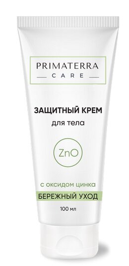 Primaterra care крем для тела защитный с оксидом цинка 100 мл