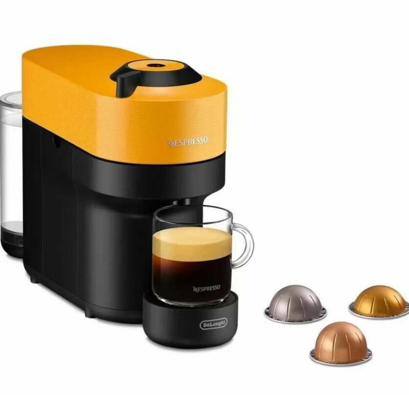 Капсульная кофемашина NESPRESSO Vertuo POP ENV90. Y, желтый