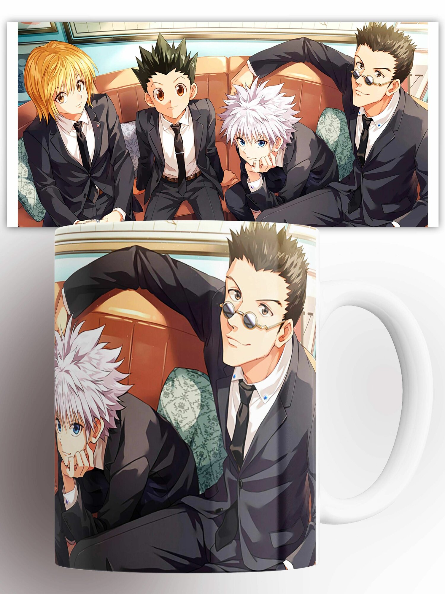 Кружка с принтом Аниме Хантер Х Хантер Hunter X Hunter 330 мл