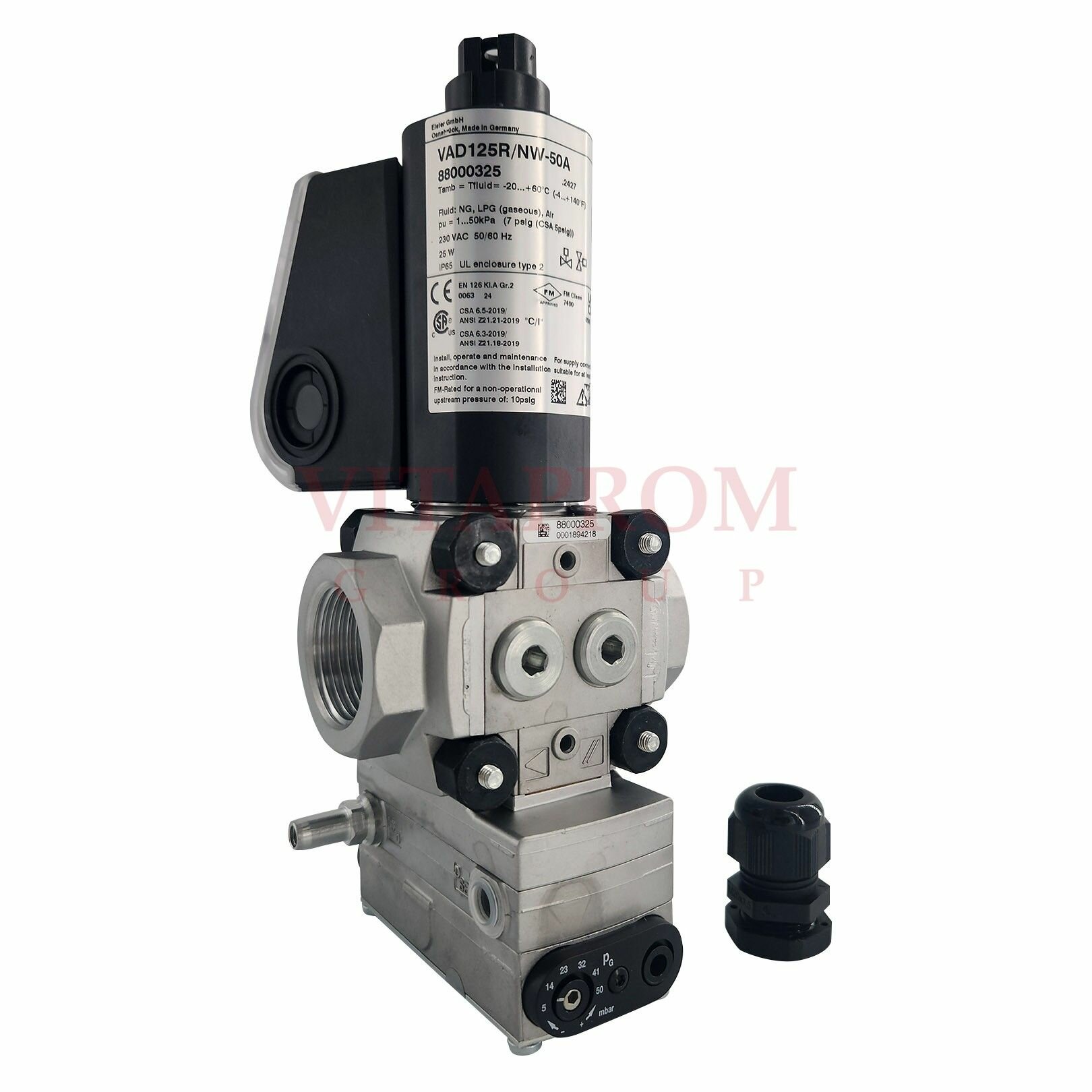 Газовый клапан Kromschroder VAD125R/NW-50A, 88000325