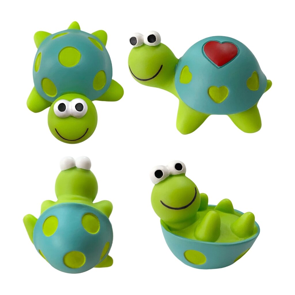 Мини-черепахи из смолы, 4 шт