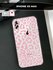 Чехол на Apple iPhone XS Max / Айфон XS Max с принтом Паттерн розовый леопард, п...
