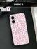 Чехол на Apple iPhone 16 / Айфон 16 с принтом Паттерн розовый леопард, прозрачны...