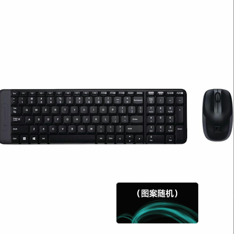 Клавиатура Logitech MK220 беспроводная черная