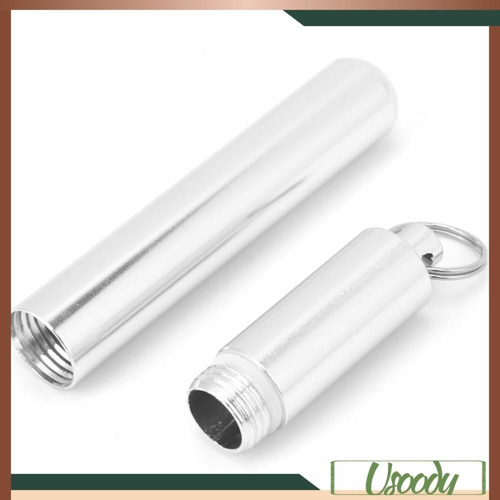 Водонепроницаемая алюминиевая держатель зубочисток, портативный ключевой чехол для зубочисток