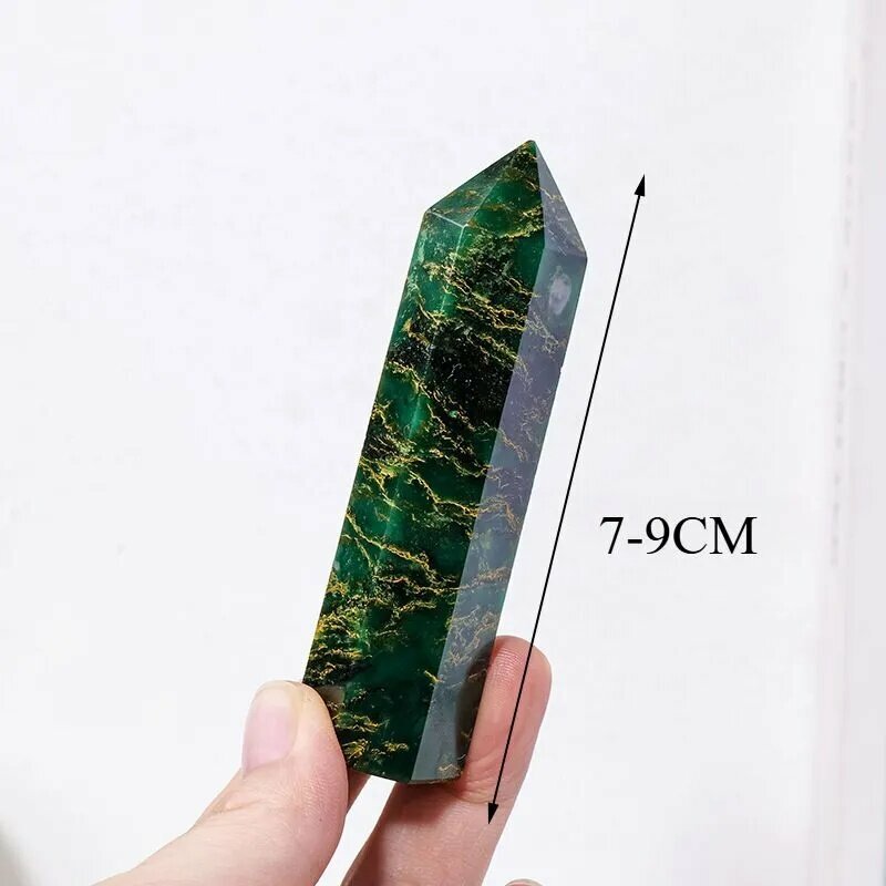 Натуральный изумруд Колумбия, шестигранная призма с терминацией 7-9 см, 150-300 гр, редкий кристалл берилла для коллекции
