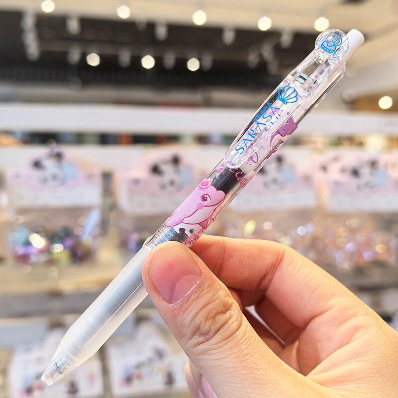 Японская гелевая ручка Zebra ZEBRA, ограниченная серия Moana JJ15, с клипом в форме, плавный клик, черная ручка для экзаменов