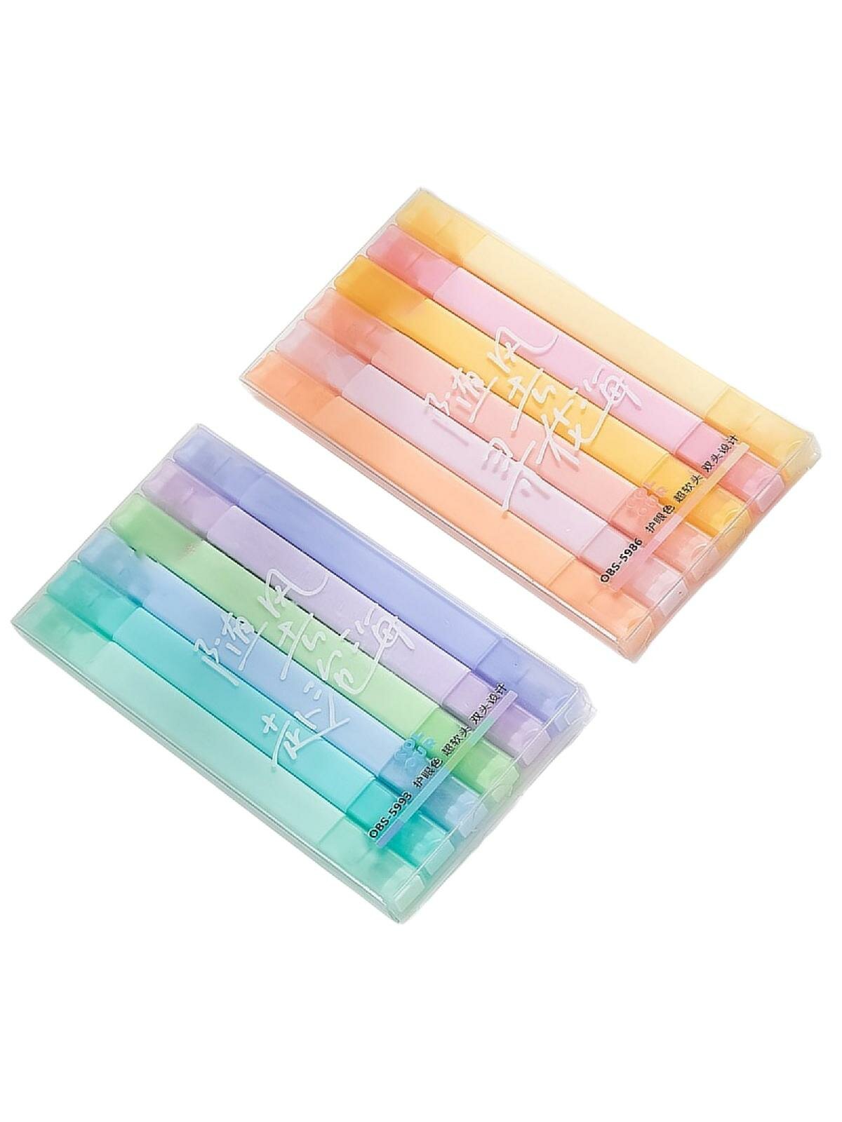 Двусторонний маркер с двойной головкой 6/12 цвета для журнала по скрапбукингу