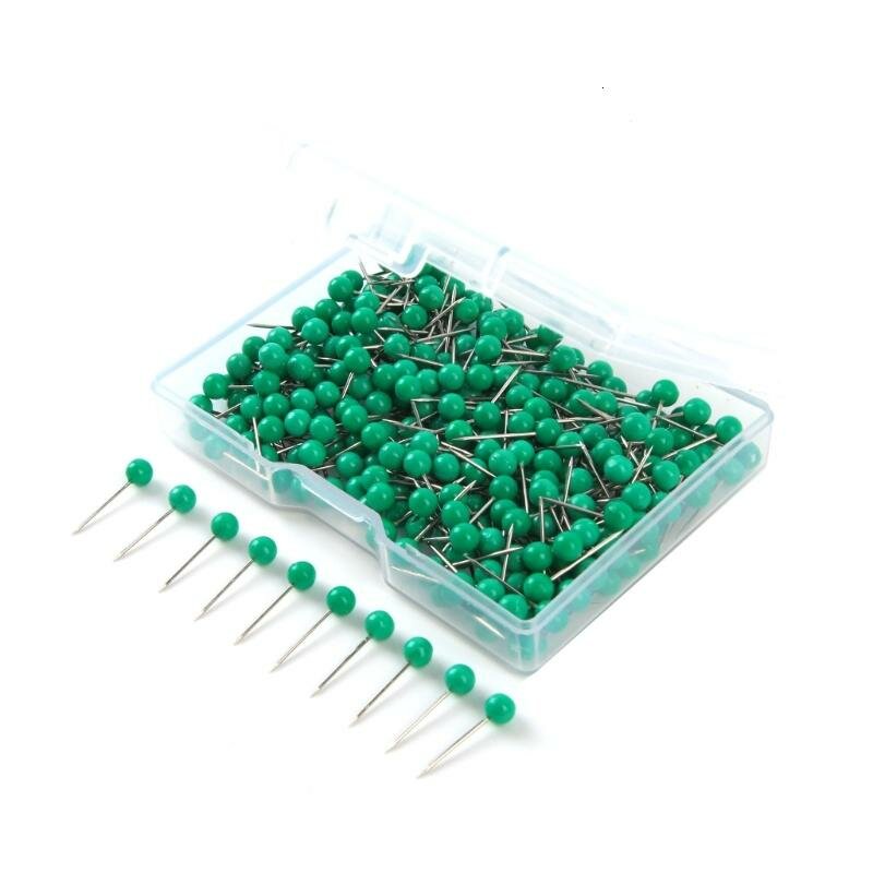 Швейные булавки для ткани, 4 мм зеленый