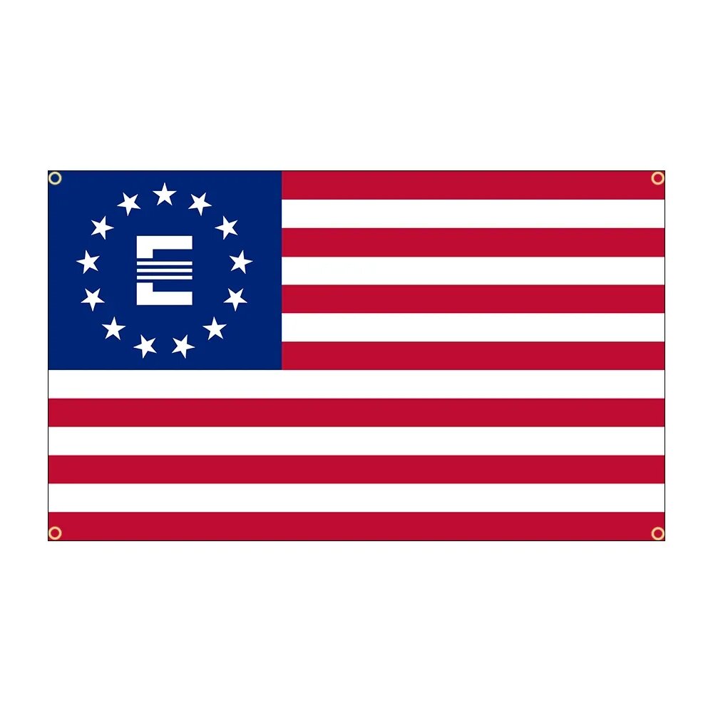 Флаг Fallout 90x150см из полиэстера 90 х 150 см, 4 Grommets