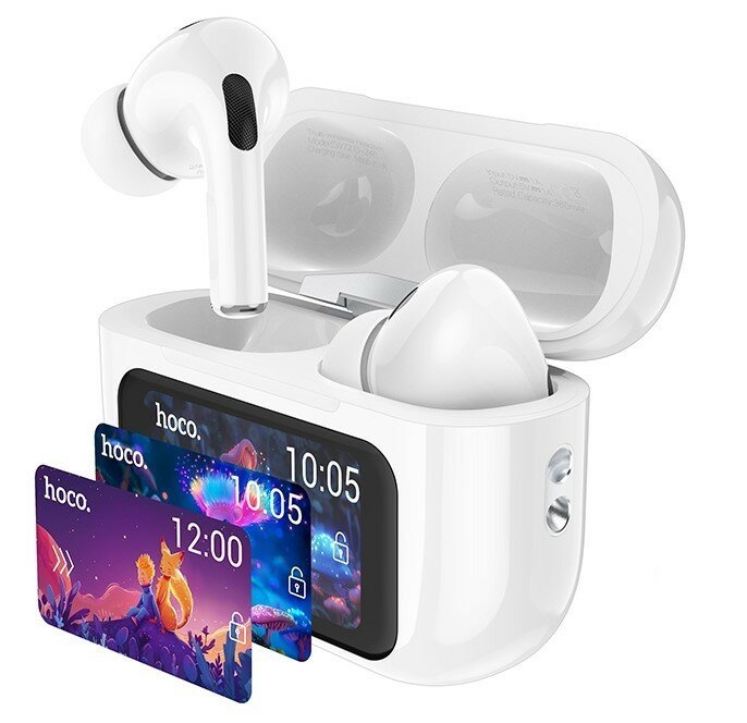 Беспроводные наушники Hoco EW72, TWS, Bluetooth 5.4, белый
