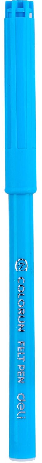 Фломастеры Deli EC10010 ColoRun Вентилируемый 18цв. коробка с европодвесом