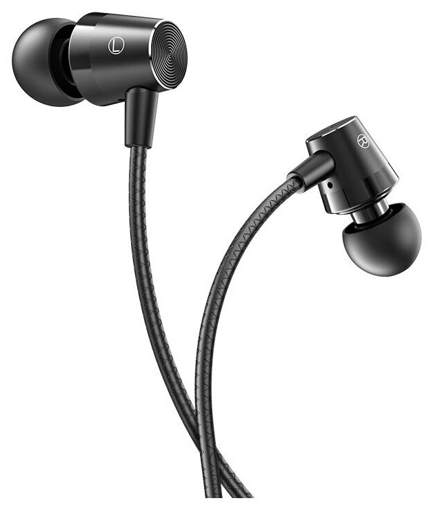 Проводные наушники Hoco M79 Cresta черный