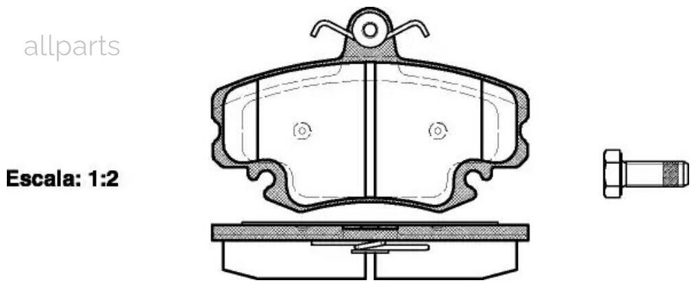 ROAD HOUSE 214120 Колодки торм. диск. Logan Thalia