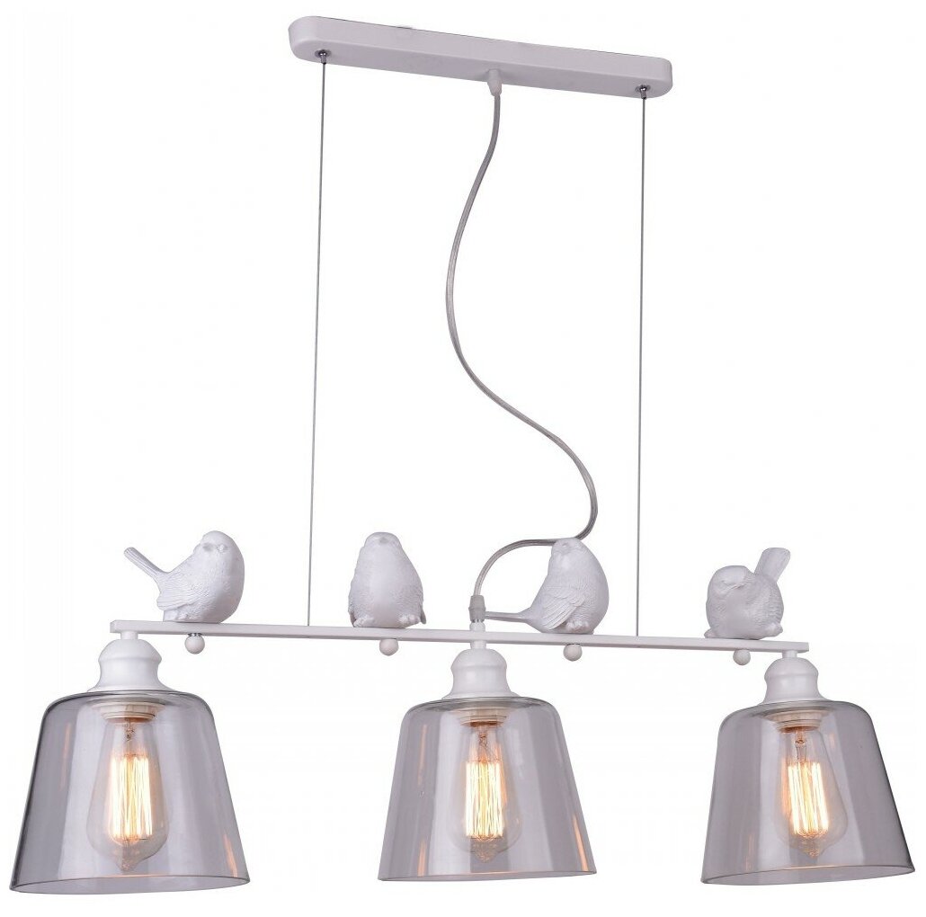Светильник с птичками Passero A4289SP-3WH Arte Lamp, E27, кол-во ламп:3шт, Белый