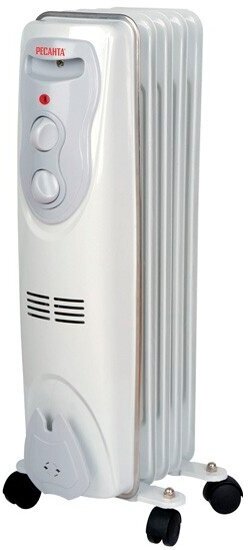 Масляный радиатор Ресанта ОМ-5Н (1 кВт), 67/3/6