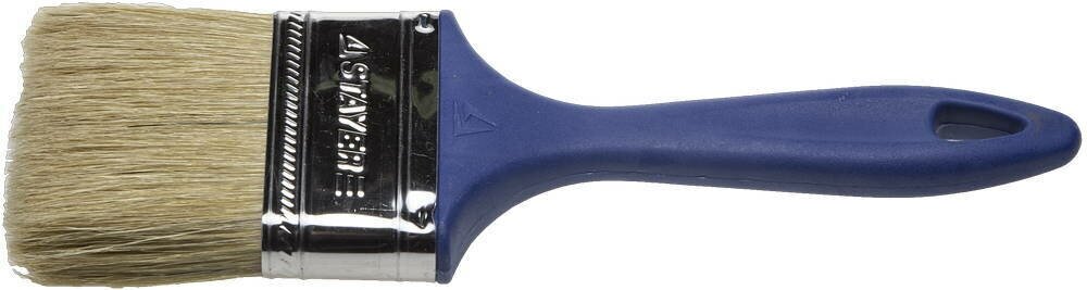 Кисть плоская STAYER "UNIVERSAL-PROFI", светлая натуральная щетина, пластмассовая ручка, 75мм