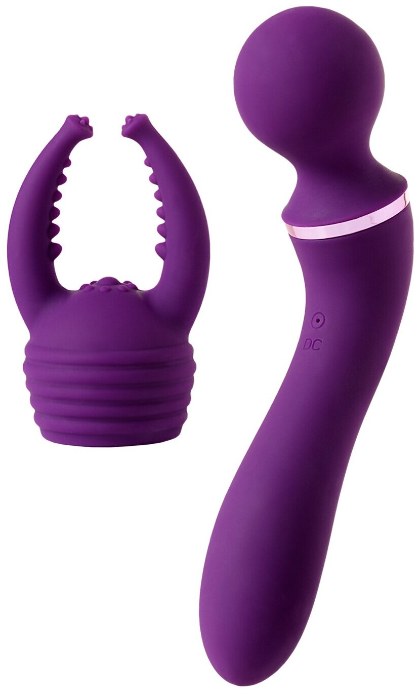Eromantica Стимулятор силиконовый Uma 20 см, фиолетовый