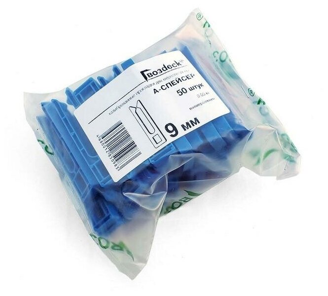 Набор Гвозdeck А-Спейсеры №9 (9 мм, 50 шт.) для установки мерного зазора и точечного выравнивания