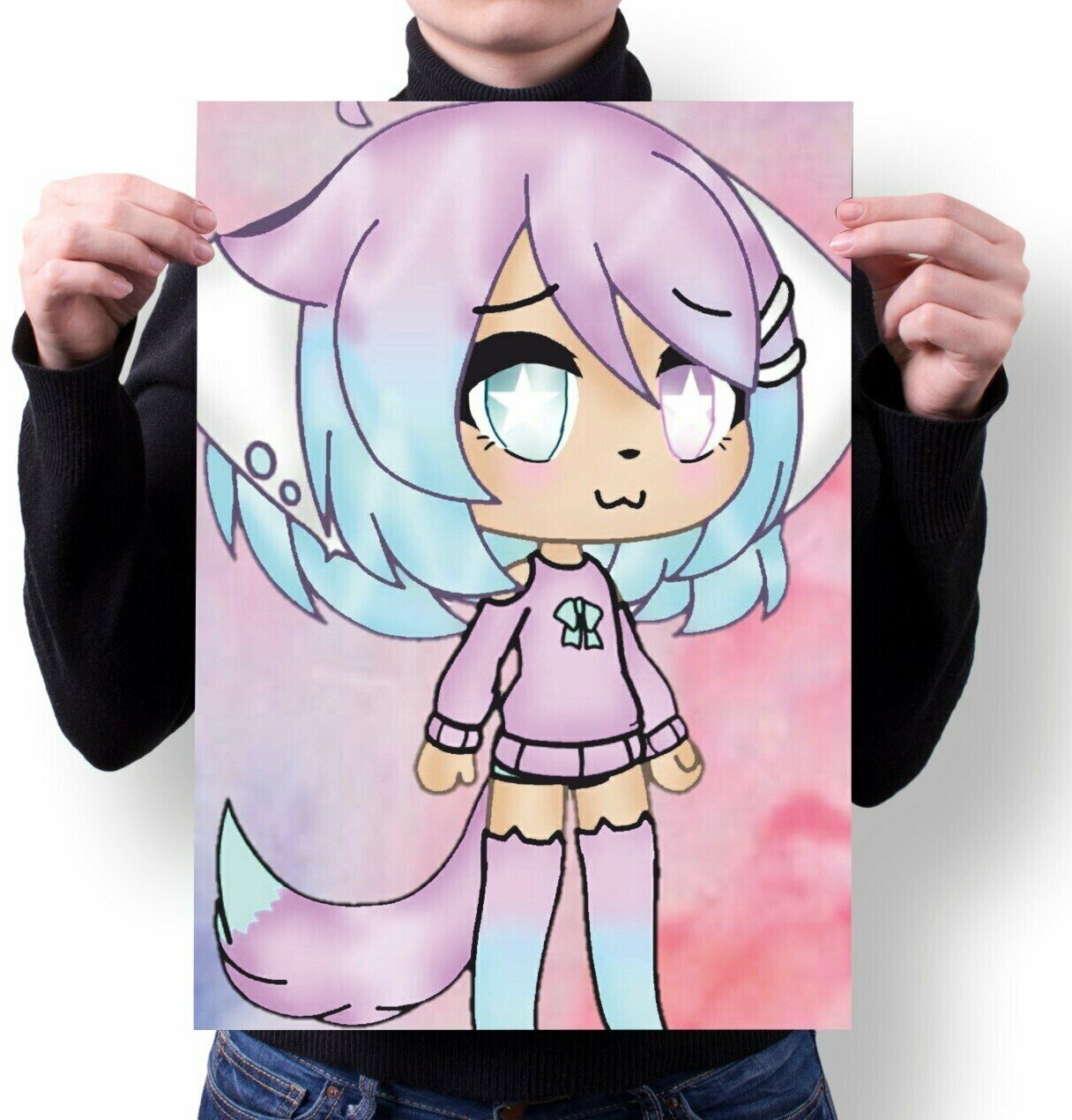 Плакат А3 Принт "Гача Лайт" - 0007