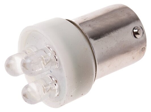 Маяк 24T15-W3LED Лампа светодиодная 24V R10W 10W BA15s 1 шт. картон 24T15-W/3LED Маяк 24T15-W3LED