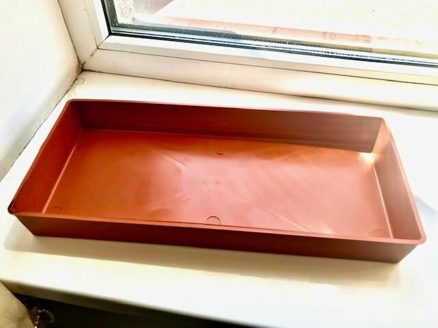 ЯщикП для выращивания рассады, поддон для цветов, микрозелени