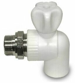 Кран шаровой для радиаторов с наружной резьбой угловой 25x3/4" (2 шт) Berke / Kalde