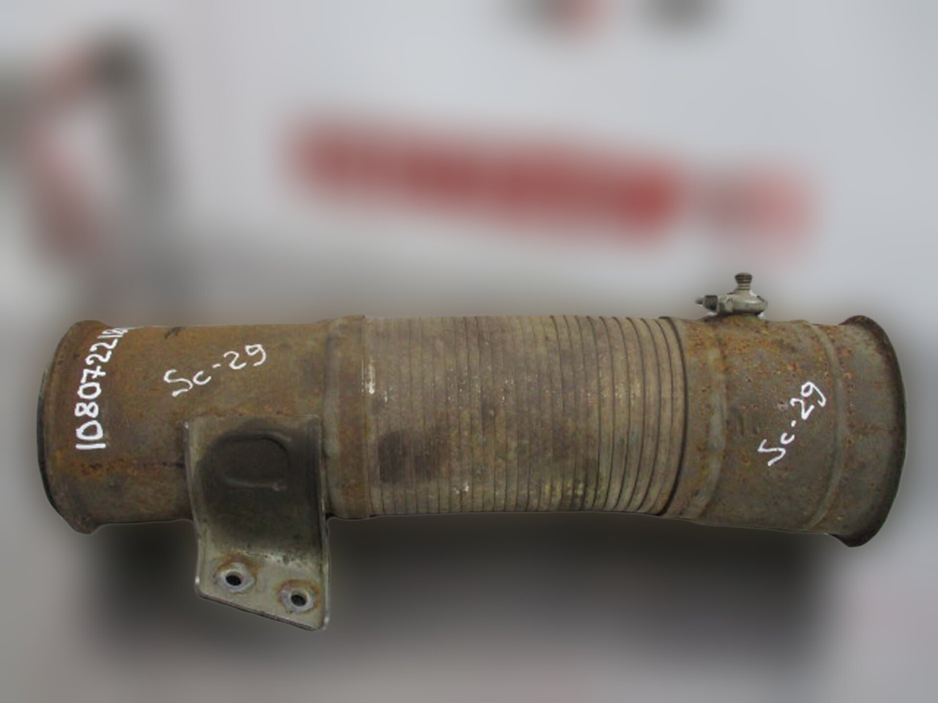 Труба глушителя выхлопная Scania P, G, R