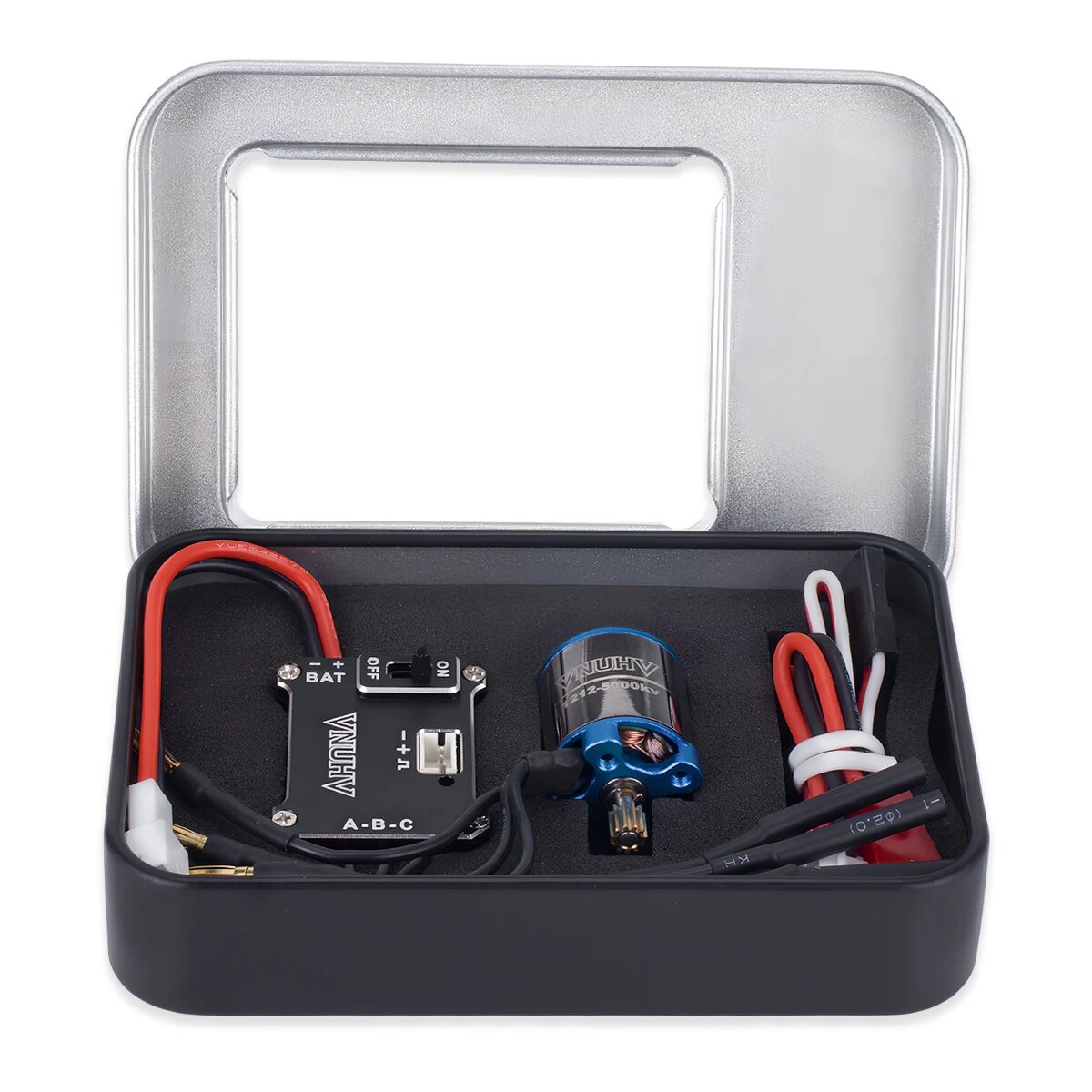 MALOM RC Бесколлекторный мотор 1212-5000KV для моделей 1/18, 1/24, 1/30