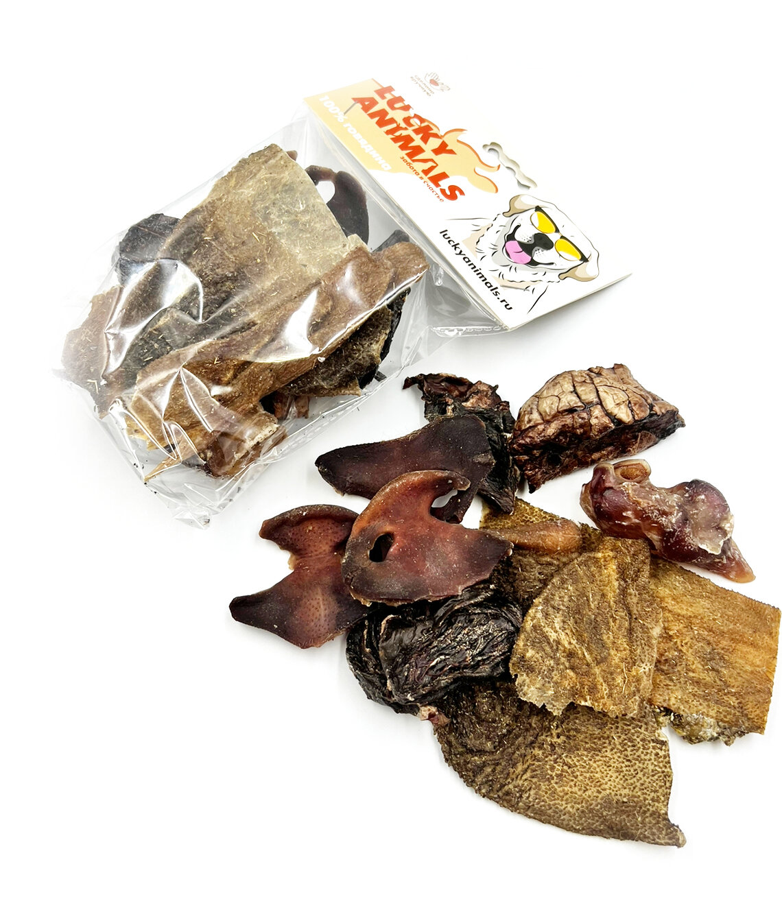 Лакомство для собак Lucky Animals Ассорти, для всех пород, 1 упаковка