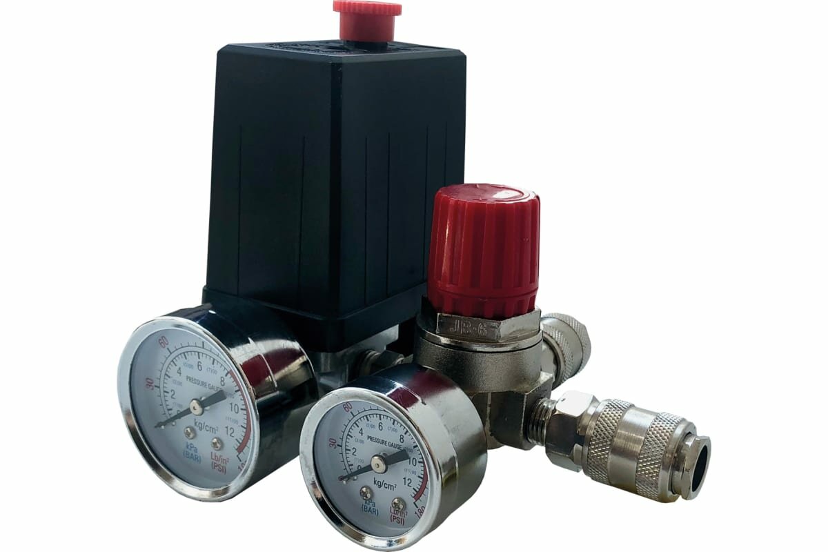 Pegas pneumatic Реле для компрессора в сборе 220 В 2 быстр. выхода 2601И