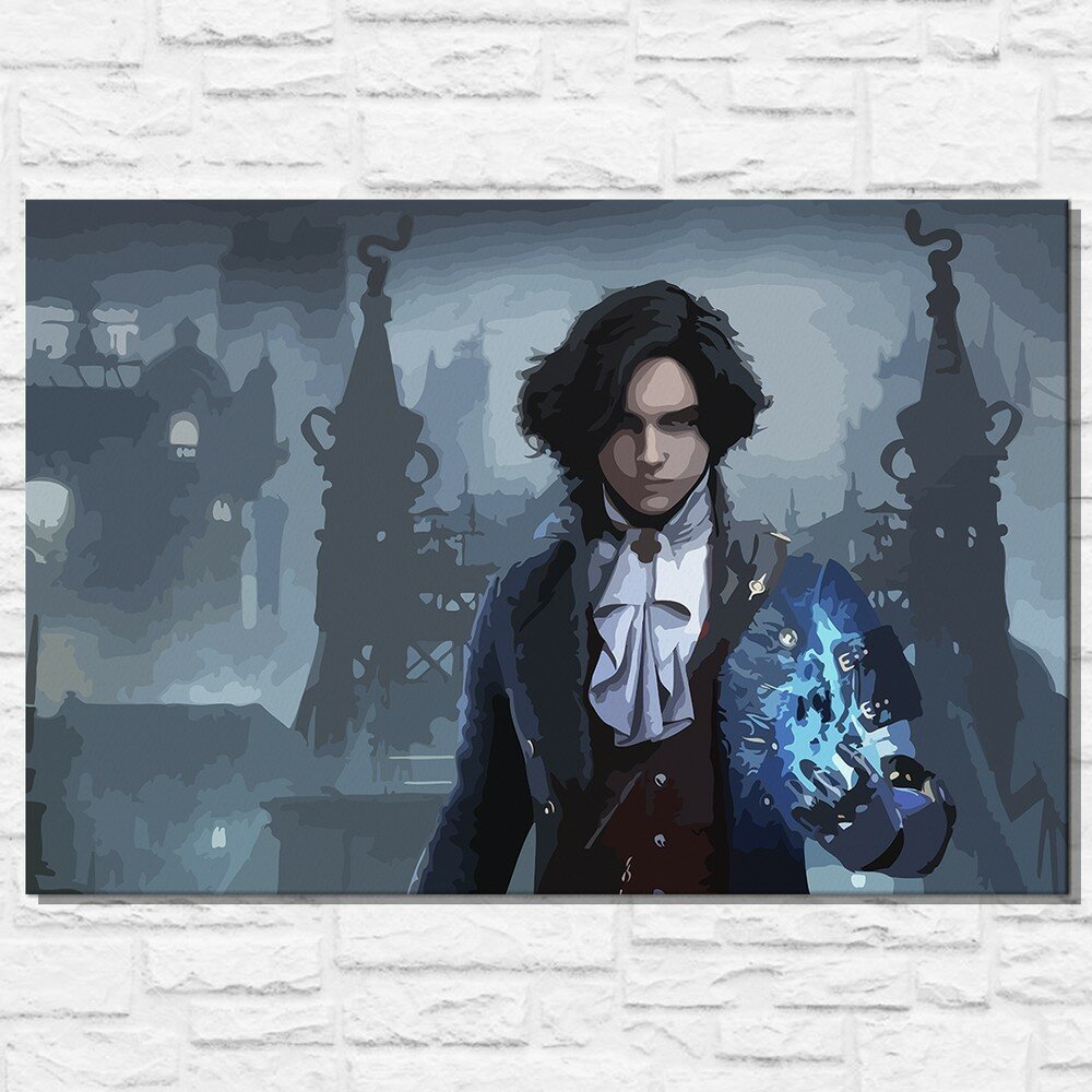 Картина по номерам на холсте игры lies of p (пиноккио, джепетто, софия, евгения) - 14751 60х40
