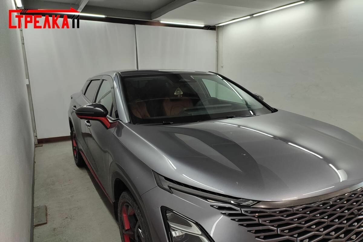 OMODA C5 2021-н. в. - Дефлектор (водосток) лобового стекла Стрелка-2