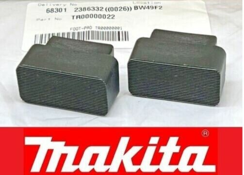 Заглушка 2 шт для тележки Makita TR00000022, для электроинструмента Makita, черная