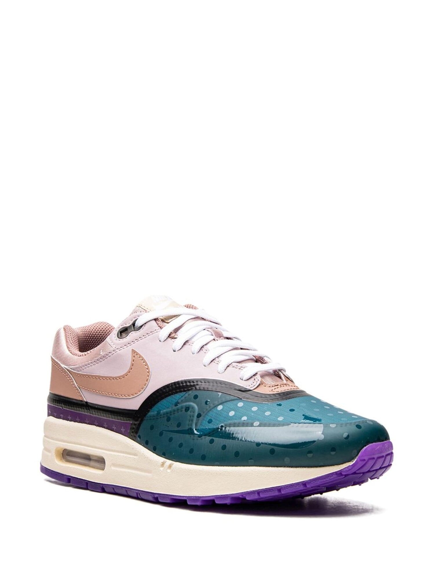 Кроссовки NIKE Air Max 1 Plum Fog Fossil Rose, размер 6 US — фото 1