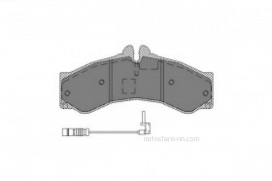 SCT GERMANY SP132 SCT SP 132 Тормозные колодки (комплект 4 шт.)