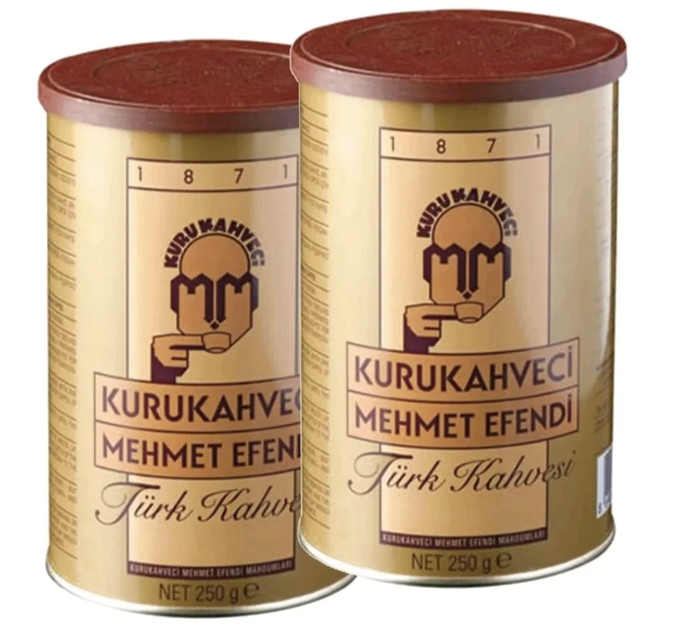 Кофе молотый Kurukahveci Mehmet Efendi жестяная банка 500 гр 2 шт