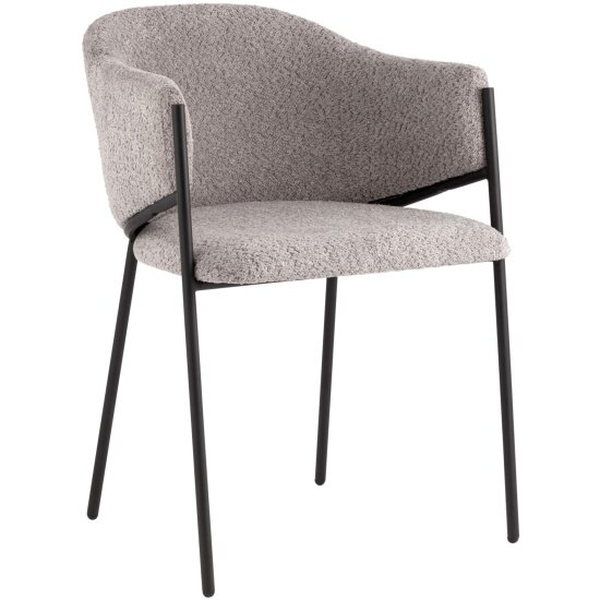 Стул обеденный Stool Group Brace букле серый
