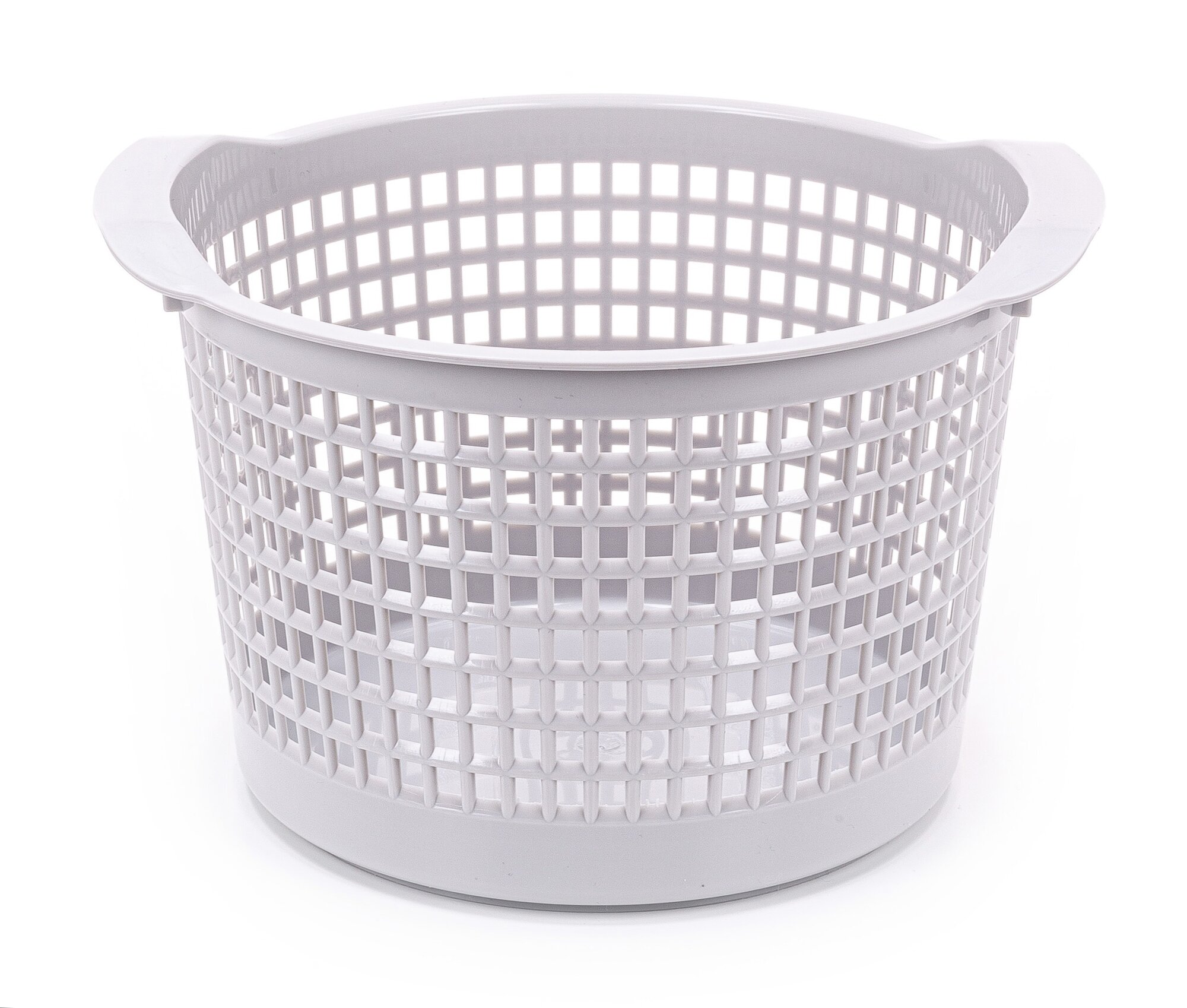 Корзина для хранения Econova Универсальная круглая полипропилен серая d187мм