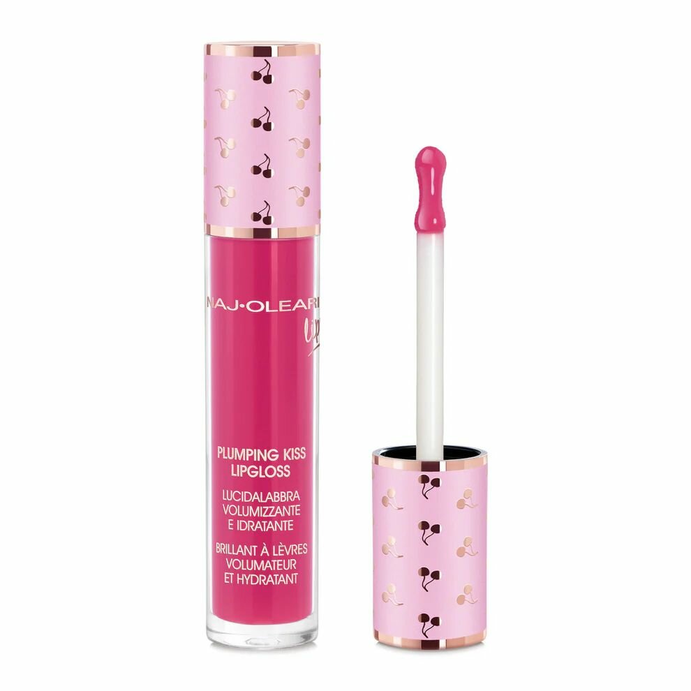 NAJ OLEARI Блеск для губ Plumping Kiss Lipgloss (08 Pearly Cyclamen Pink)
