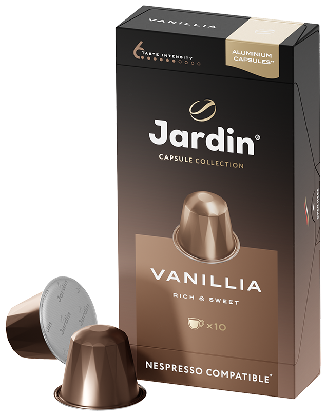 Кофе в алюминиевых капсулах Jardin Vanillia, 10 шт