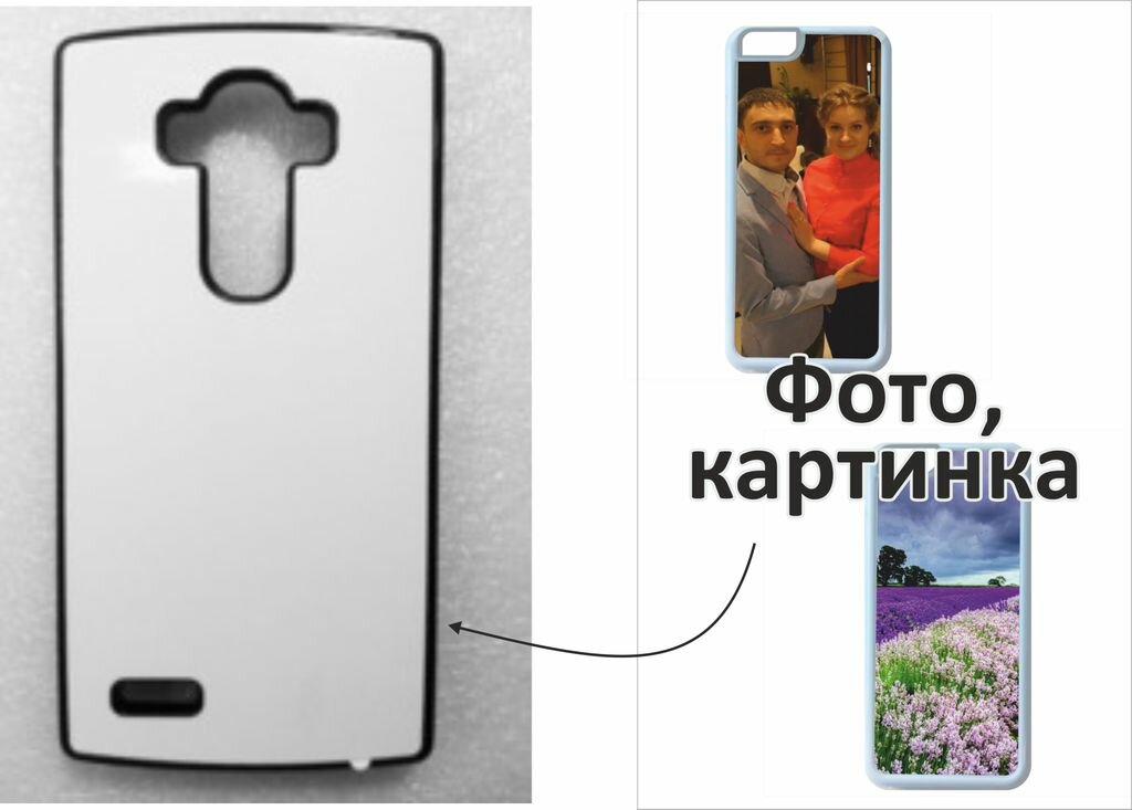 Чехол на телефон LG Nexus 5X с вашим фото, картинкой