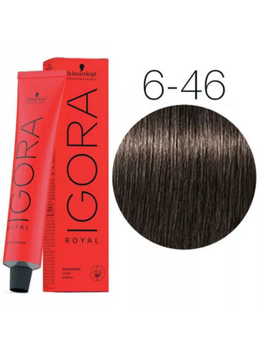 Schwarzkopf Igora Royal 6-46 Темный русый Стойкая крем-краска