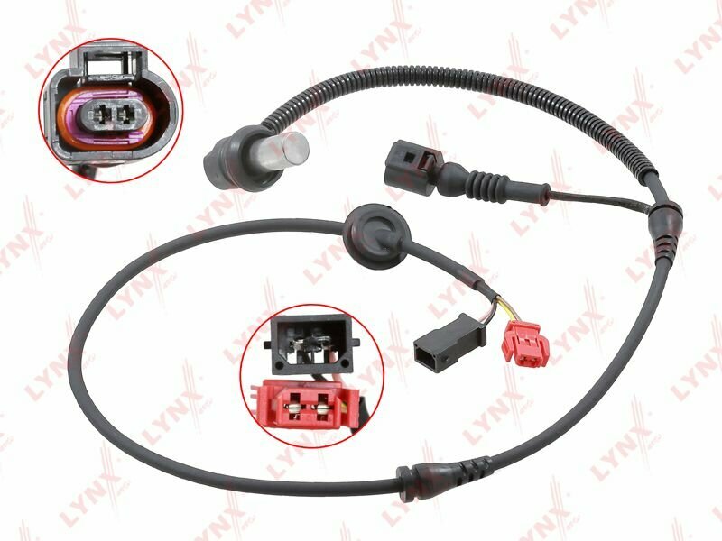 Датчик частота вращения колеса (датчик ABS) LYNXauto DM-8029. Для: Audi, Ауди A4 94-00, Skoda, Шкода, Superb(Суперб)(3U) 01>, VW, Фольксваген, Passat(