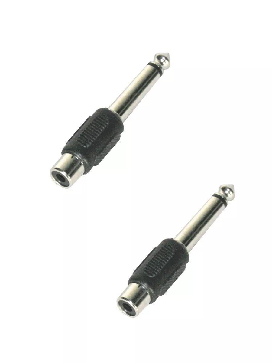 RCA мама - 6.35 мм джек-моно папа 2 шт. AD210