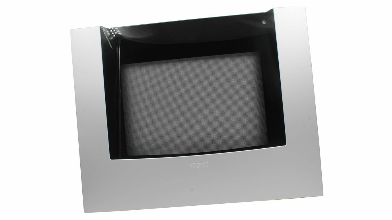 Внешнее стекло для духового шкафа Bosch 217114 (595x470мм, расстояние между отверстий для ручки 38 см)