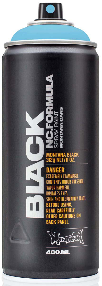 Краска для граффити аэрозольная MONTANA BLACK форель 0,4л 5180 BLK